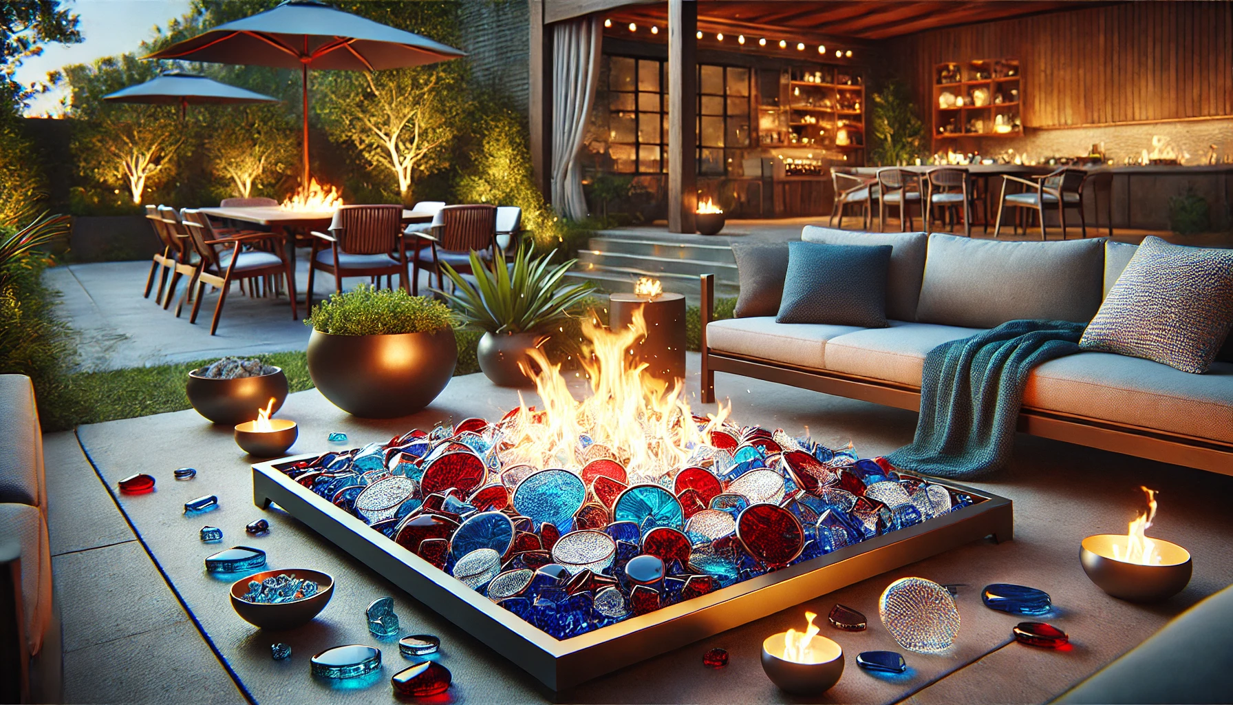 Fire Glass Size and Color Options: Find Your Perfect Fit