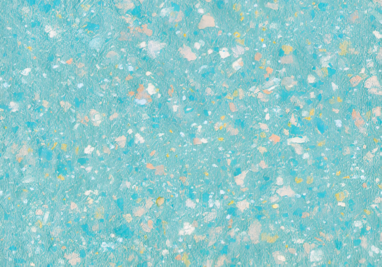 Teal Terrazzo Glass: A Modern Design Trend